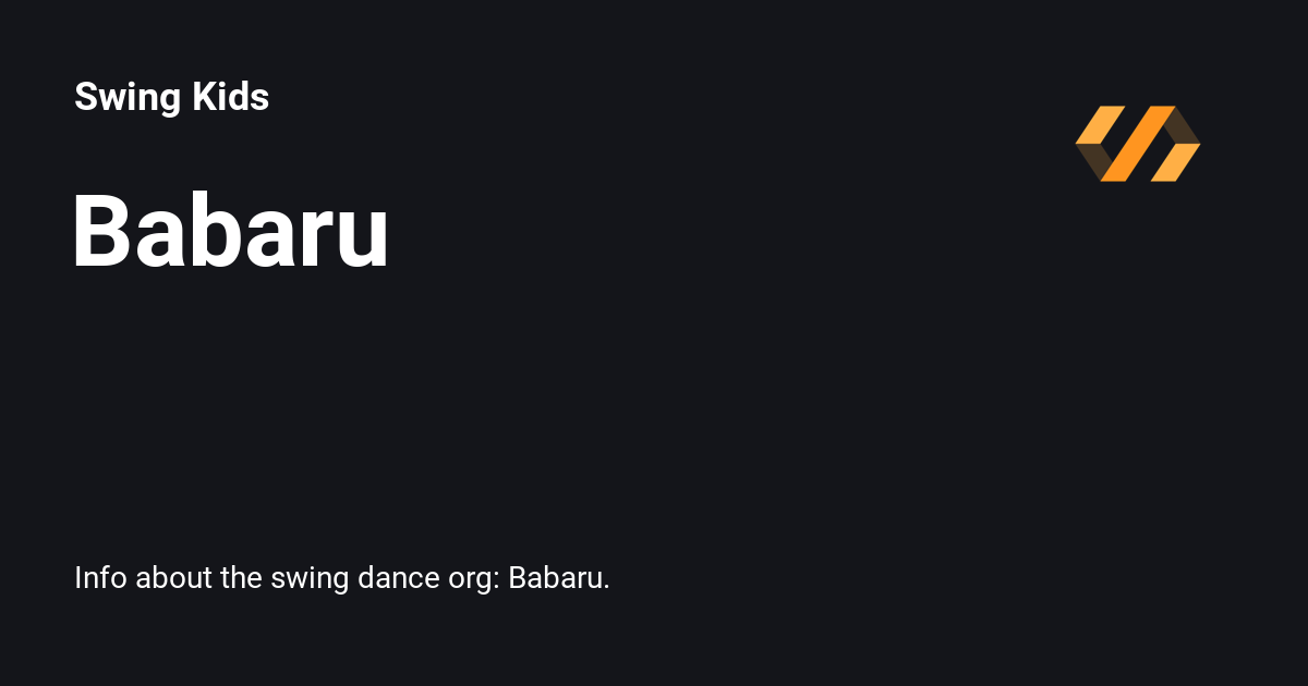 Babaru - Swing Kids
